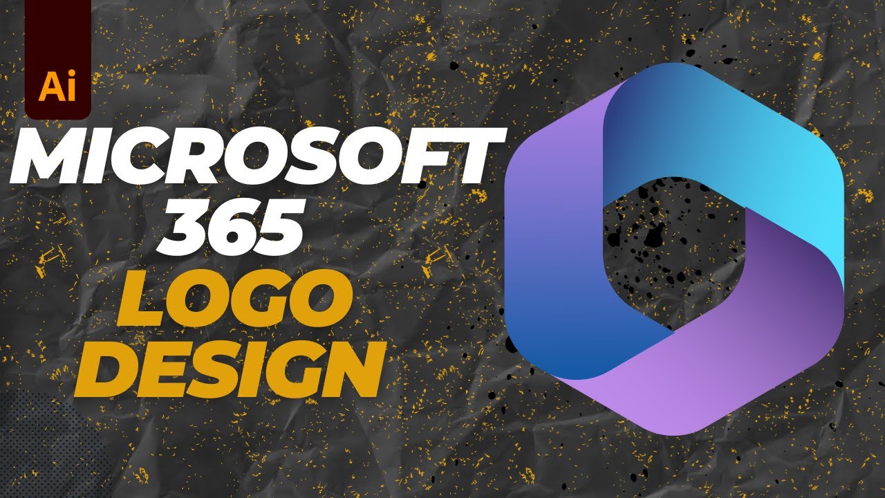 Microsoft 365 Logo Design | Illustrator Tutorial