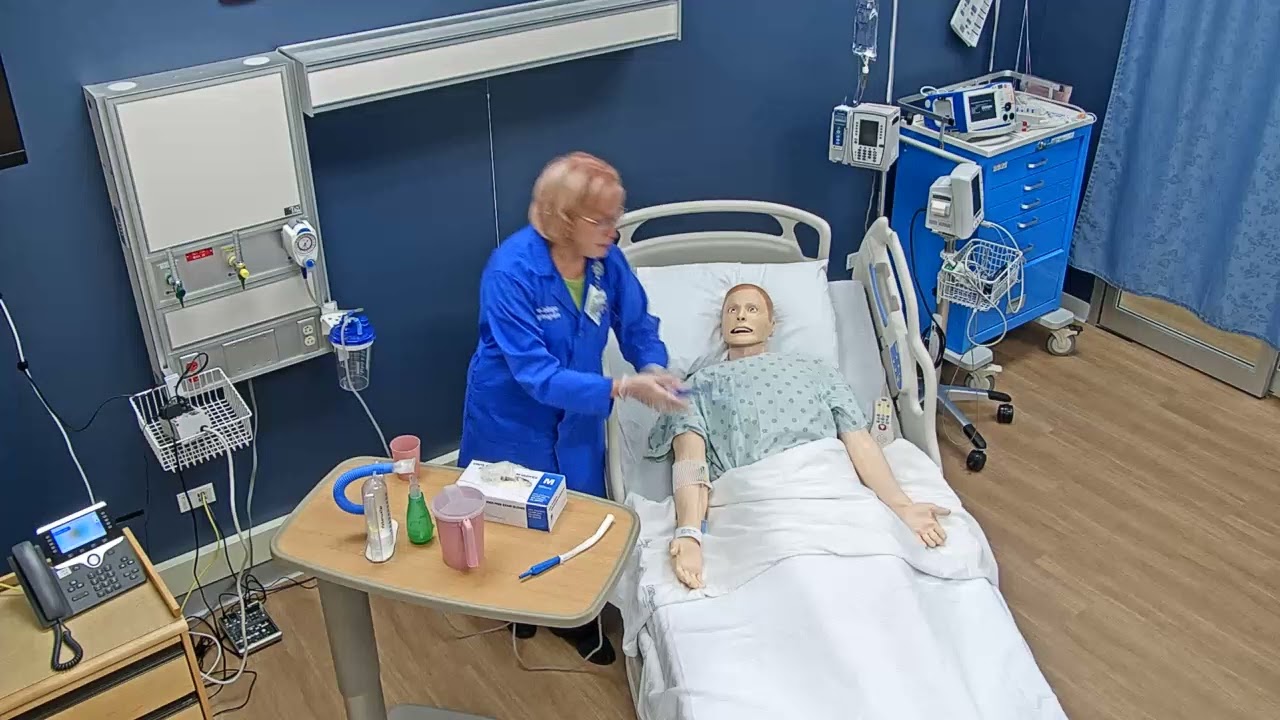 Oral Suctioning with Yankauer Catheter