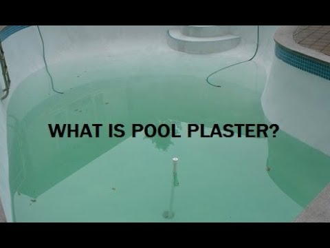 What is pool plaster?