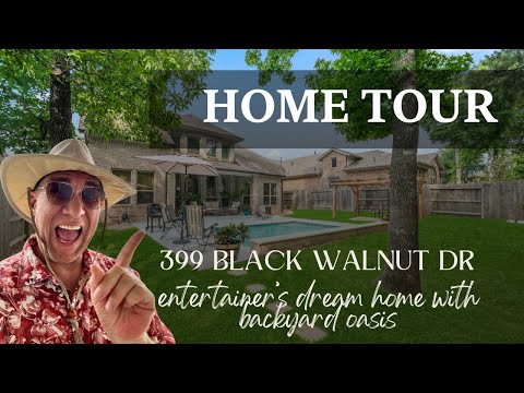 🏡 The Coolest Backyard Oasis in Texas - 399 Black Walnut Dr, Conroe, TX, 77304