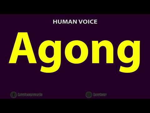 How to Pronounce Agong