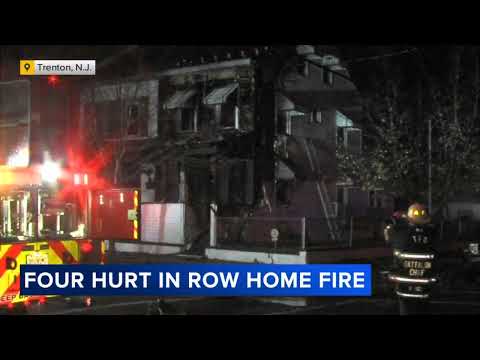 89-year-old woman among 4 injured in Trenton, New Jersey house fire