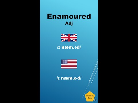 Enamoured meaning pronunciation and synonyms #Shorts
