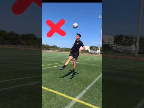 Proper Header Techniques🔥⚽️ #football #skills #tutorial #shorts #training