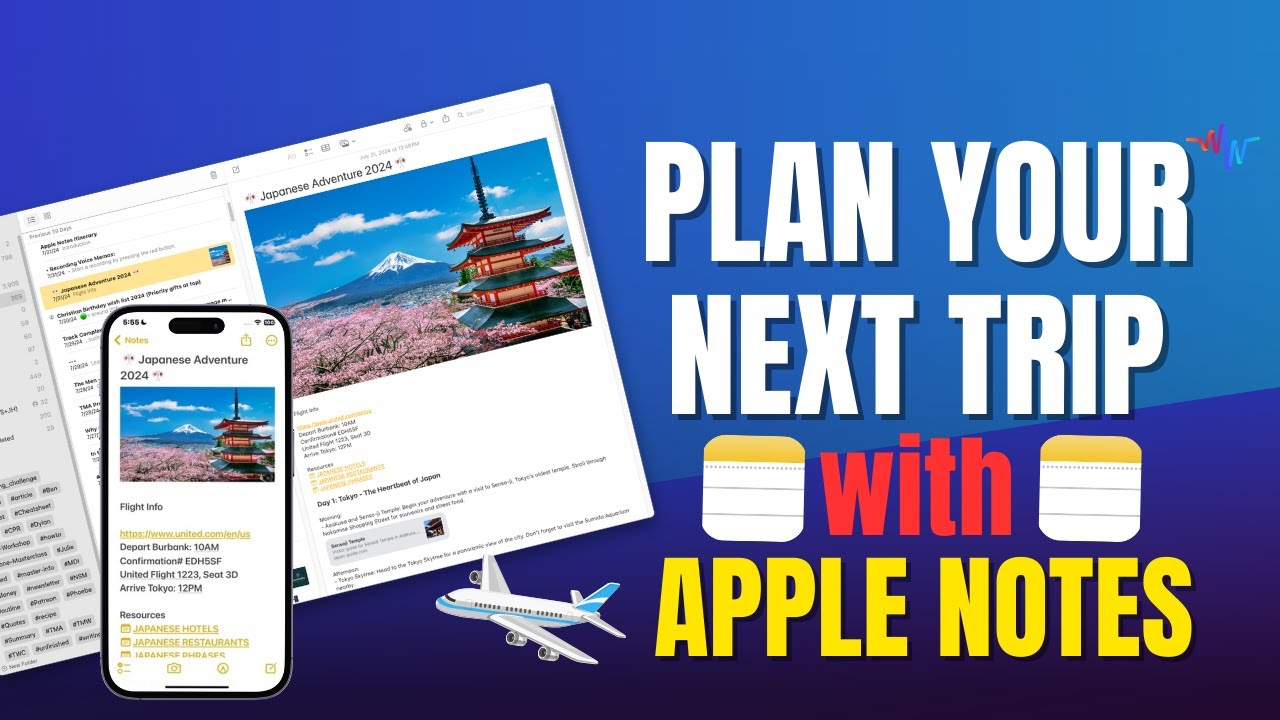 Plan Your ENTIRE Trip in Apple Notes (ChatGPT Hack)