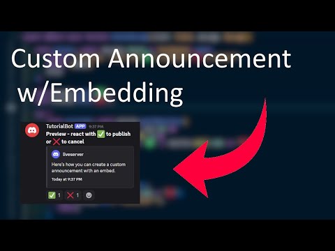 Discord.js v14: Create Custom Embed Announcements with Reaction Controls! | EP2