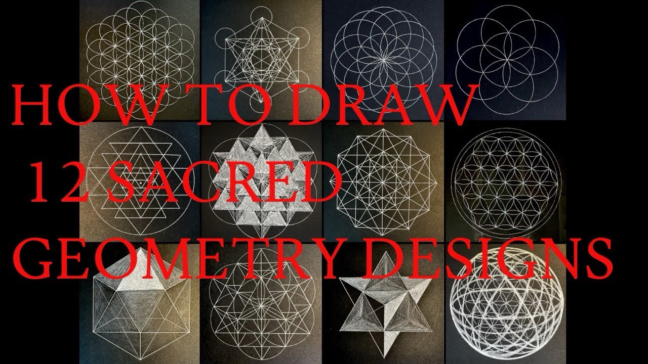 How to draw 12 Sacred Geometry Designs