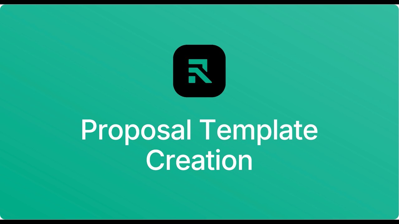 Proposal Template Creation