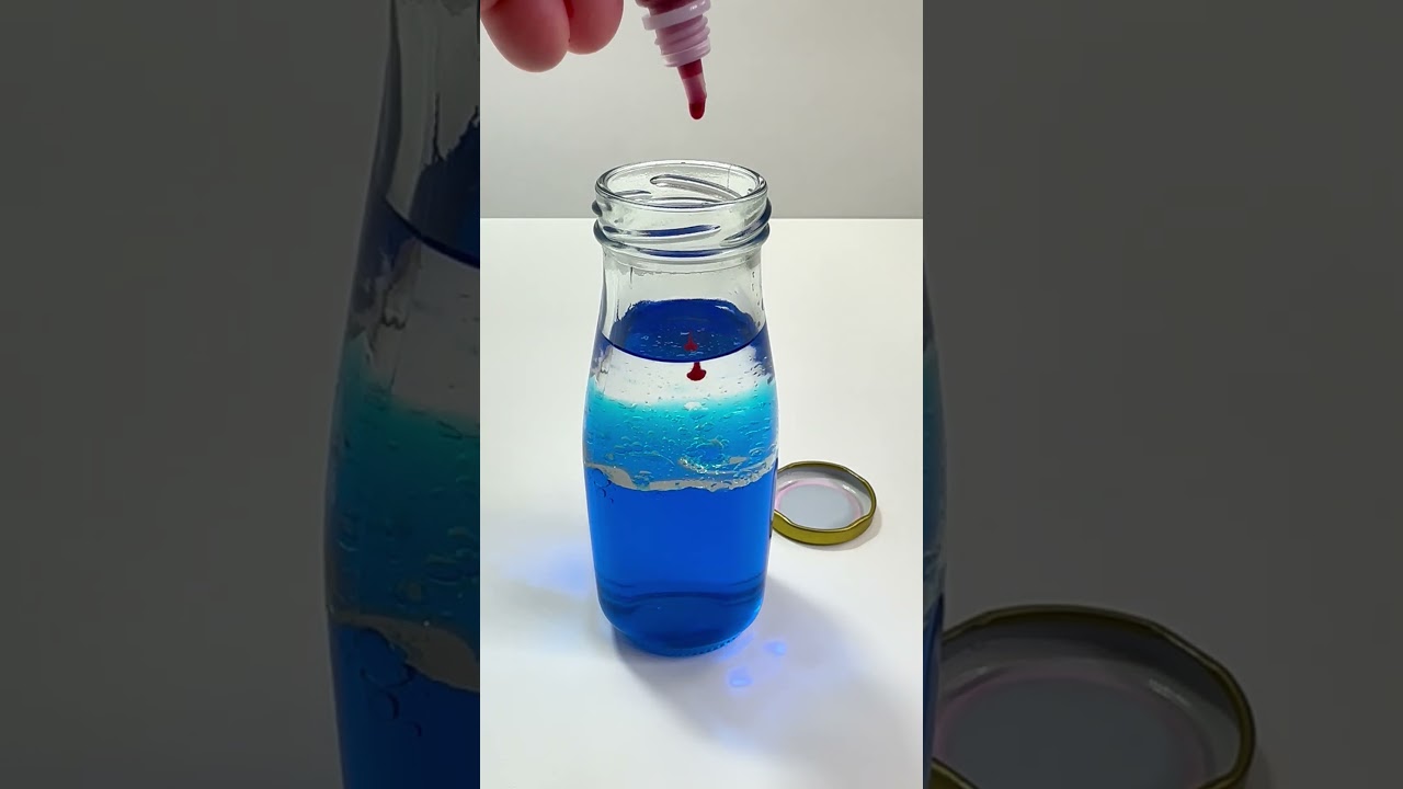 DIY Science Experiment: How to make Sensory Bottles for Kids #shorts