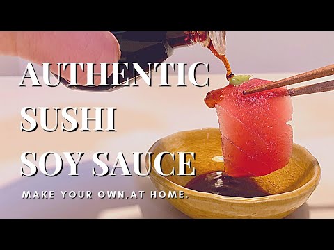 How to make hand made NIKIRI SHOYU【Recreate soy sauce served in high-end sushi restaurants】煮切り醤油の作り方