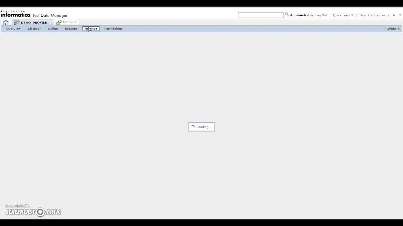 How to perform Data Profiling in TDM