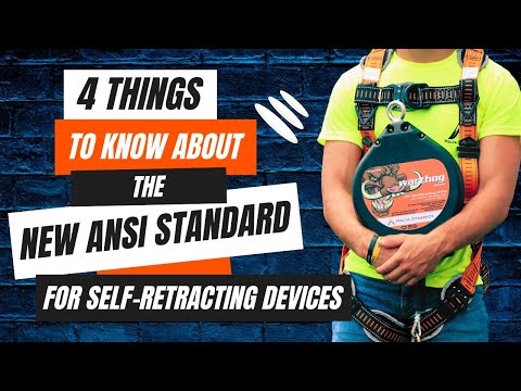 4 Things to Know about the New ANSI Standard for Self-Retracting Devices