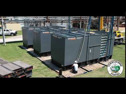 Houma Power Plant receives 3 Black Start Generators