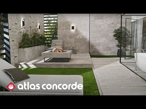 Garden Tile Design with Quartzite Look | Norde by Atlas Concorde