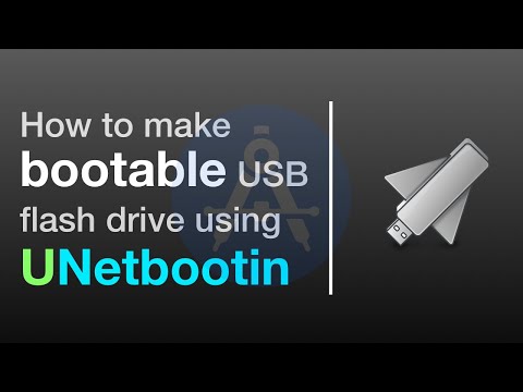 How to create a bootable USB with UNetbootin in Windows