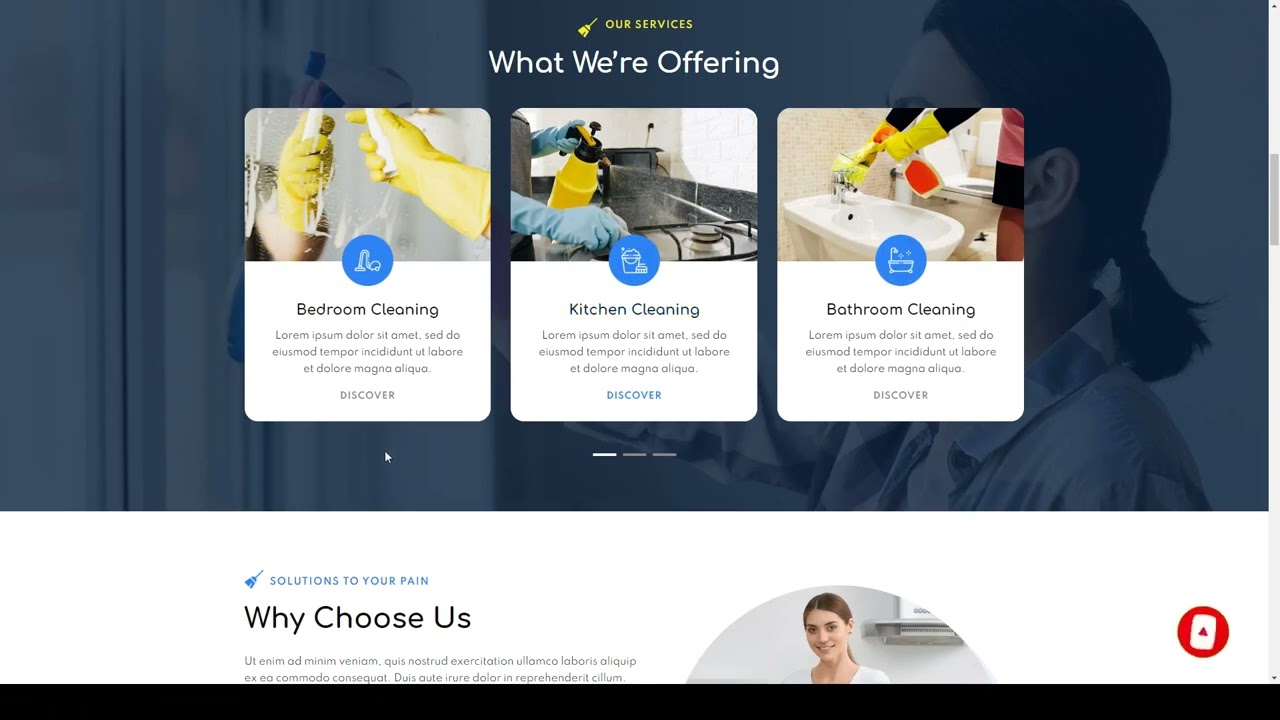 Cleniz - Cleaning Services Elementor Template Kit cleaning window cleaning