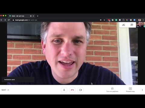 Use Google Meet with closed captioning