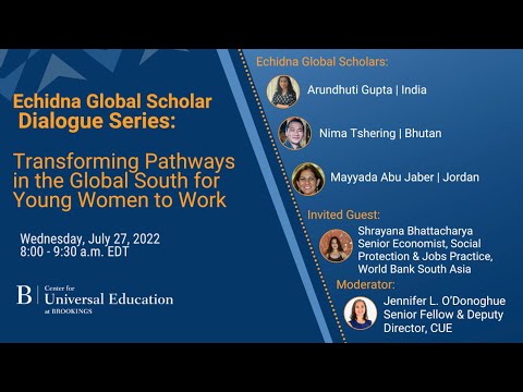 Transforming pathways in the Global South for young women to work