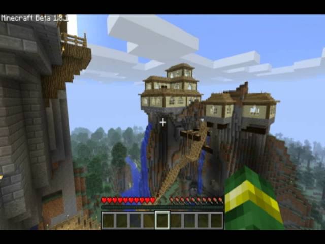 Cliff town Minecraft Map