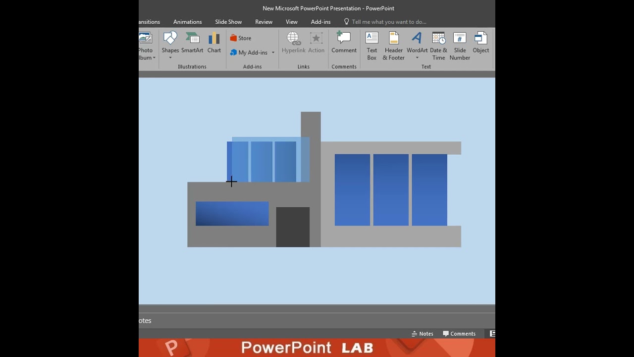 Design Amazing House Clipart Vector on PowerPoint #powerpointtutorial #powerpoint