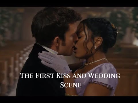 The First Kiss and Wedding Scene-Kate and Anthony-Bridgerton Season 2
