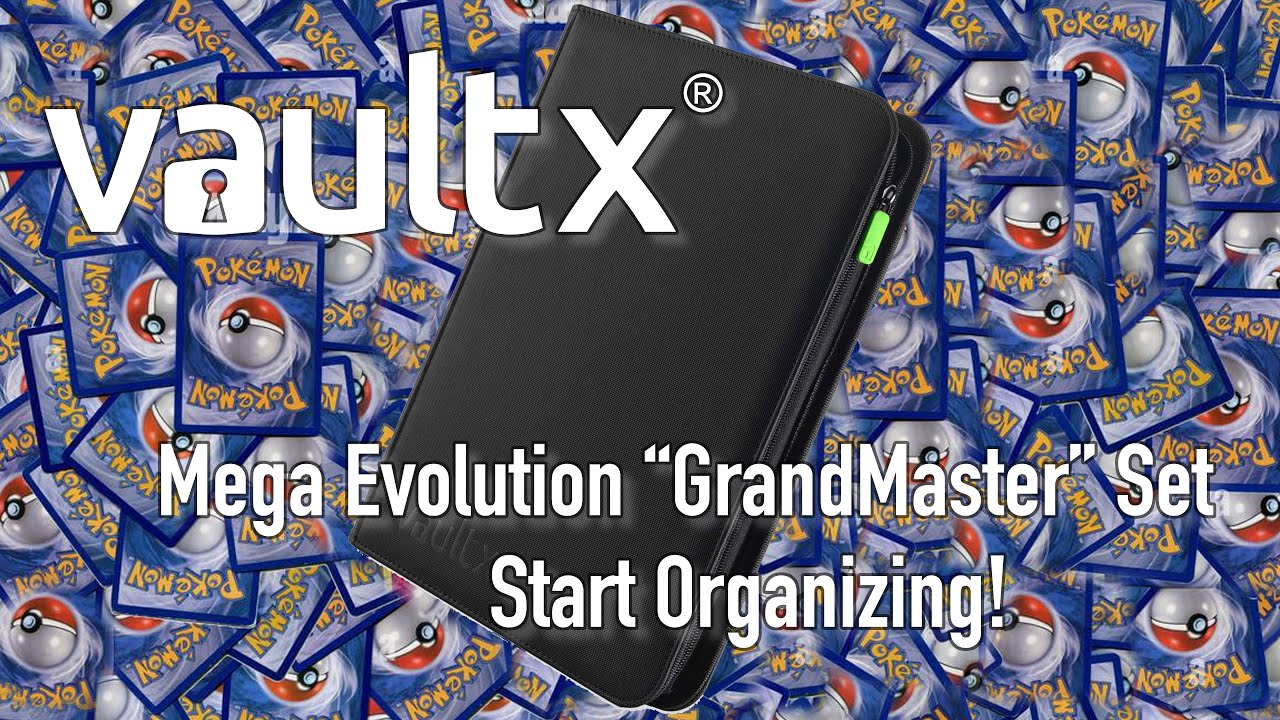 How I Organize My Mega Evolutions Pokémon Set in VaultX | Collector Binder Upgrade