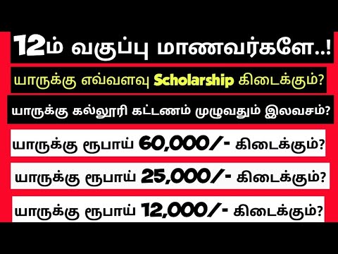 What after 12th?|Scholarship details|Government full scholarship details for Engineering college|