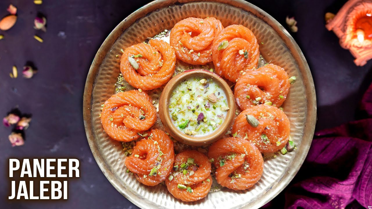 Paneer Jalebi | How To Make Paneer Jalebi | Sweet Recipe With Paneer ...