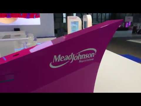 Mead Johnson Nutrition booth at Esphgan 2018, Geneva
