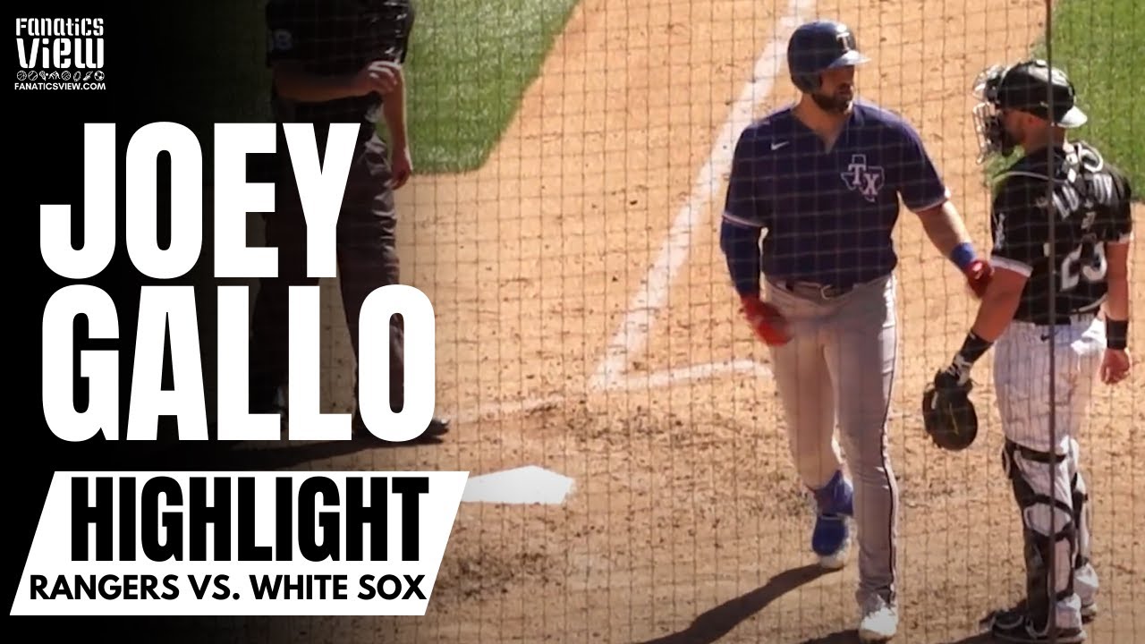 Joey Gallo Smacks 2nd Homer of Spring Training vs. Chicago White Sox | Texas Rangers Highlight