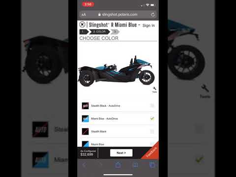 2020 Polaris Slingshot Builder
