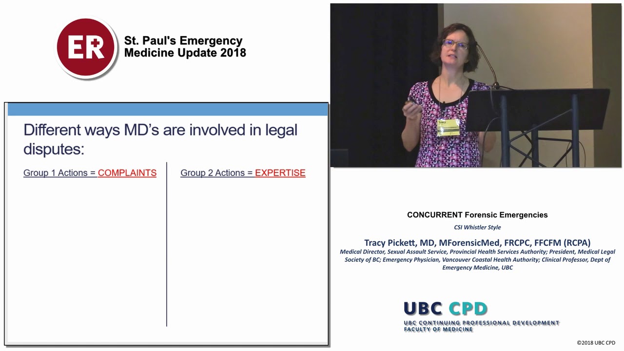 Forensic Emergencies (St Paul's EM Update 2018)