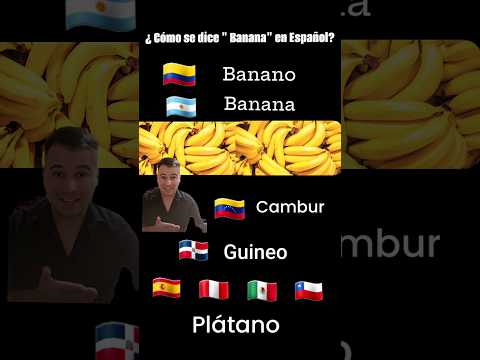 " Banan" Ispan tilida. #spanishlanguagelearning How to say " Banana" in Spanish?