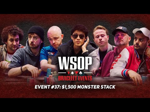 2025 WSOP $1,500 Monster Stack Final Table! $1,204,457 First-Place Prize!