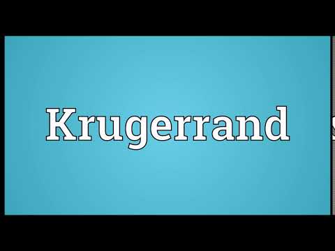 Krugerrand Meaning | Wordogram