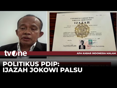 Politikus PDIP Sebut Ijazah Jokowi Palsu, Ini Faktanya! | AKIM tvOne