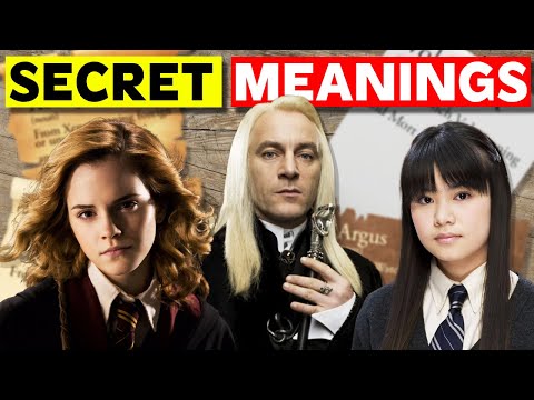 What the Names of 20 Harry Potter Characters REALLY MEAN