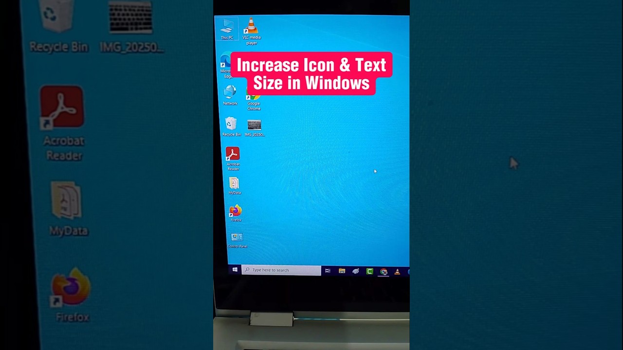 Increase Icon and Text Size in Windows LIKE A PRO