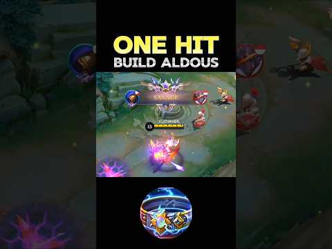 😱 WATCH THIS - BEST BUILD ALDOUS 2024❓(ONE HIT) ~ MLBB 🔥 #mobilelegends #onehitbuild #aldous #shorts