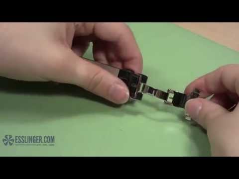 How to Replace Deployment Clasp with Buttons for Leather Bands