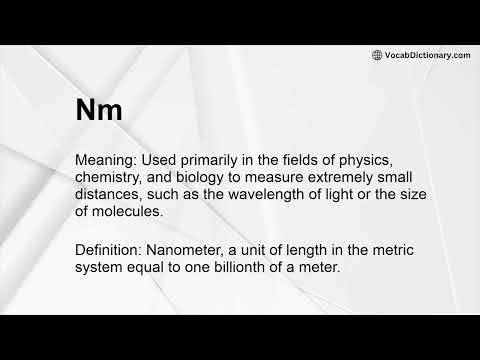 Nm Meaning