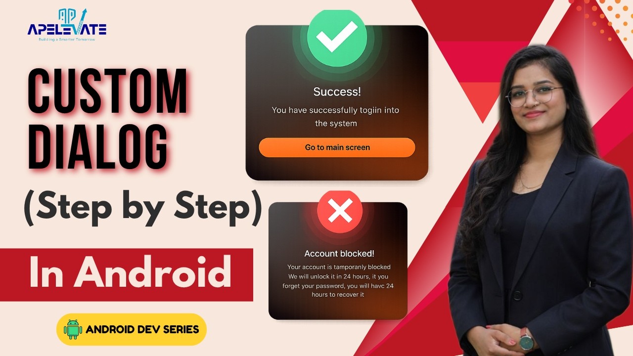27. How to Create Custom Dialog in Android | Design Your Own Popup