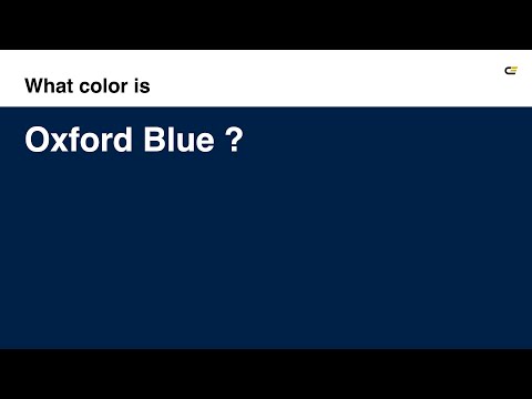 What color is Oxford Blue ? #002147 hex color - Blue color - Warm color 002147