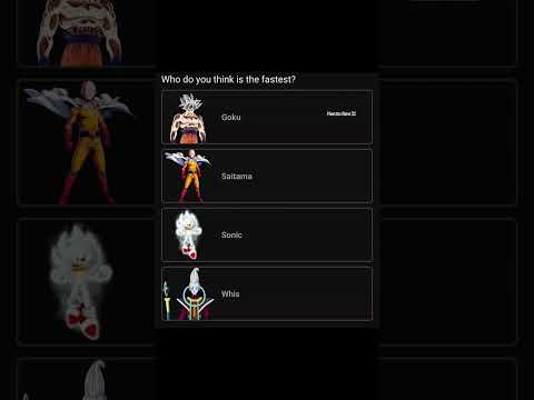 Who do you think is the fastest 🤔 goku, Saitama, sonic, whis #viral #shorts #goku #saitama #sonic