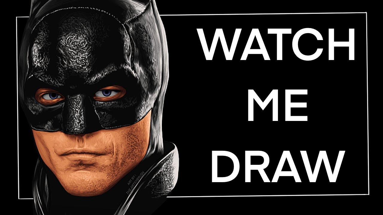 The Making of The Batman Fanart