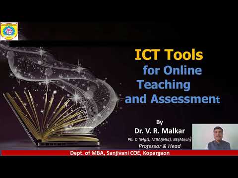 ICT Tools in Online Teaching and Assessment-Course Introduction