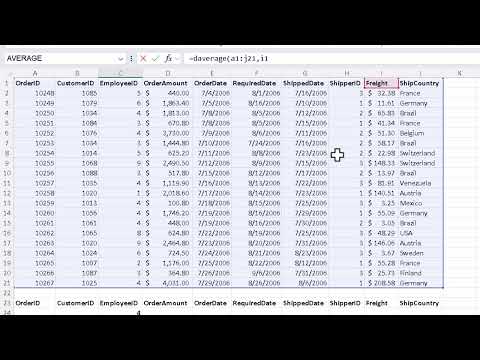 How to Use DSUM, DAVERAGE, and DCOUNT in Excel