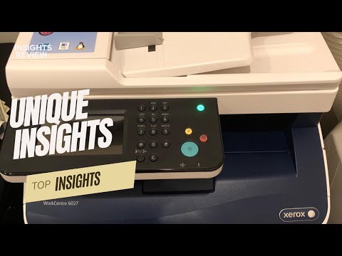 The Xerox WorkCentre 6027/NI Wireless Printer | What You Should Know