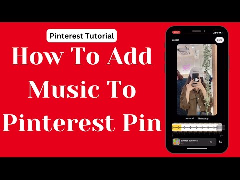 How To Add music to Pinterest Pin