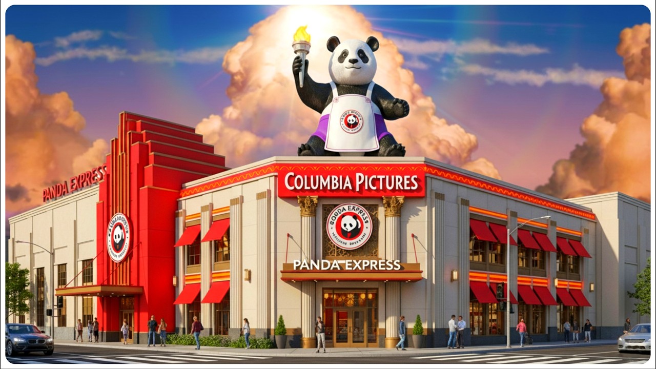 Movie Studios as Panda Express by AI